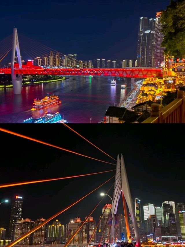 Chongqing Nightscape Guide: Qiansimen Bridge Must-Visit Spot | Trip.com ...