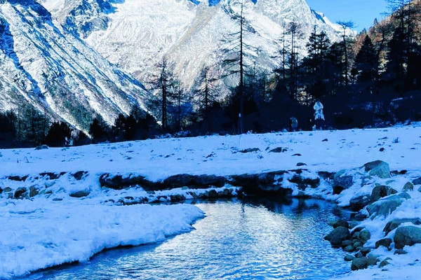 พวกเขาบอกว่าภูเขาหิมะสามารถรักษาทุกอย่างได้, มาดูหิมะที่ Bi Peng Gou ...