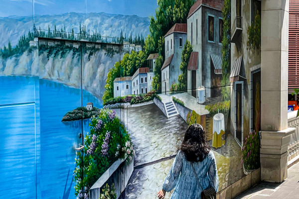 Come to the beautiful mural village in Zhuhai for free photography ...