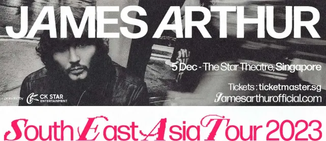 James Arthur South East Asia Tour