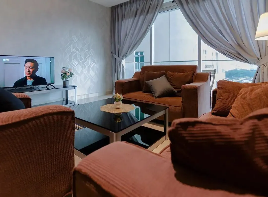 A Chic 3br Ksl Desplanade Residence, Free Parking - Johor Bahru