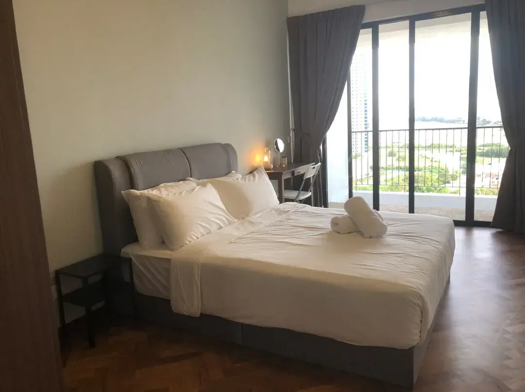 3br Seaview Water Purify Sunrise Balcony 4queenbed - Tanjung Bungah