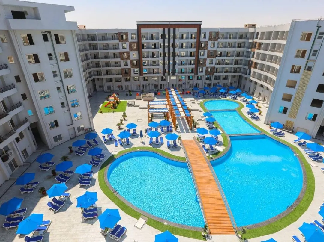 Tiba Golden Resort Private Family Chalet With Pool View – Hurghada - Hurghada