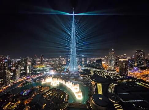 Elegant 1br + Guest Room Near Burj Khalifa - Dubai