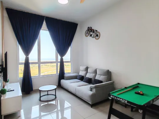 Amber Cove Seaview I Muji 2br I Game Room I 3-9 Pax - Malacca