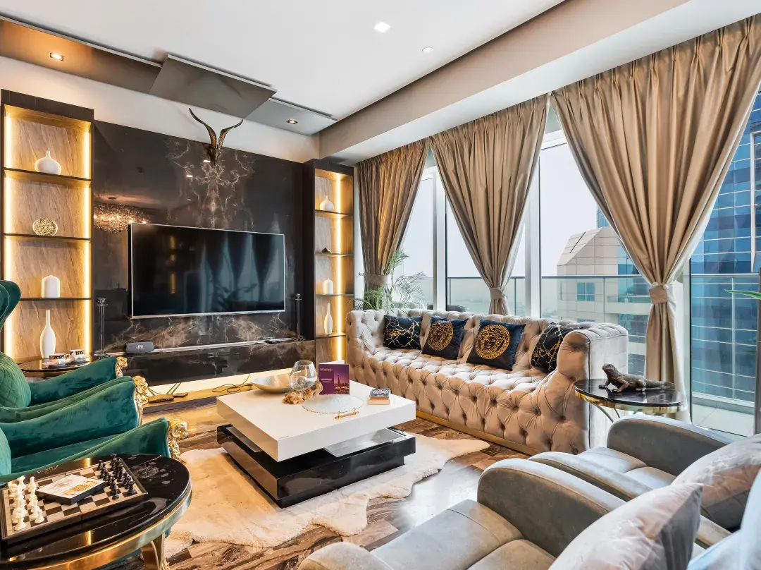 Highend Luxury Stay With Full Palm Jumeirah View - Dubai Marina