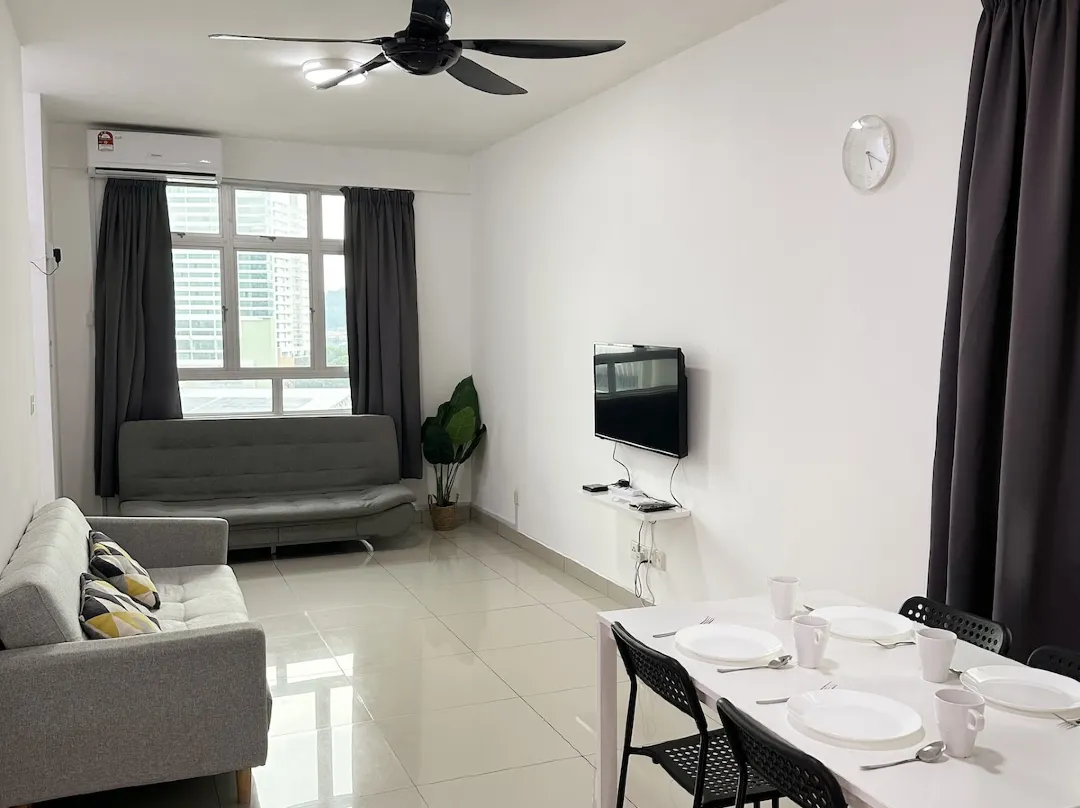 Tur10-3room1living-spice Stadium-1minfoodcourt-5minit Airport - Penang Island
