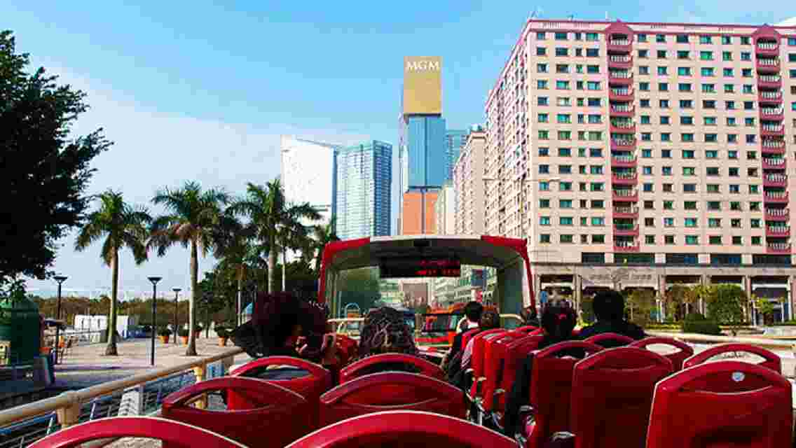 Macau open-top bus 2-day pass + Galaxy Macau Quick Rich Meals Voucher ...